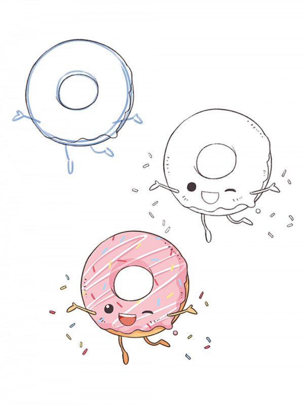 how to draw kawaii images