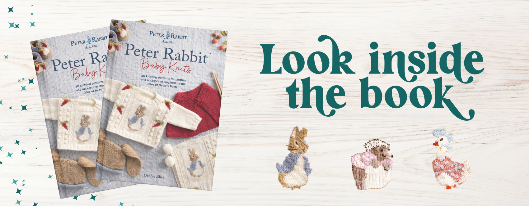 Look Inside Peter Rabbit™ Baby Knits | Bookmarked